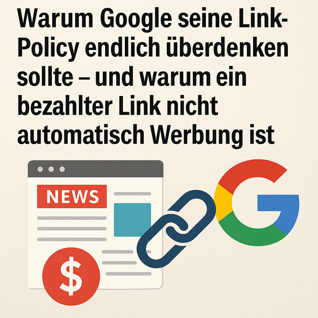Kommentar: Googles Link-Policy ignoriert die ökonomische Realität des Internets – und gefährdet ...